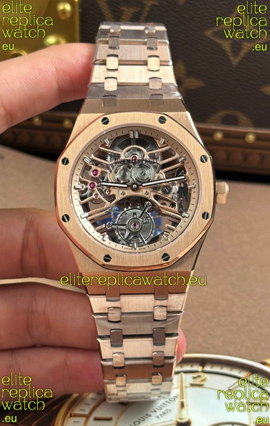 Audemars Piguet Royal Oak Super Clone Tourbillon 26735 Rose Gold Watch