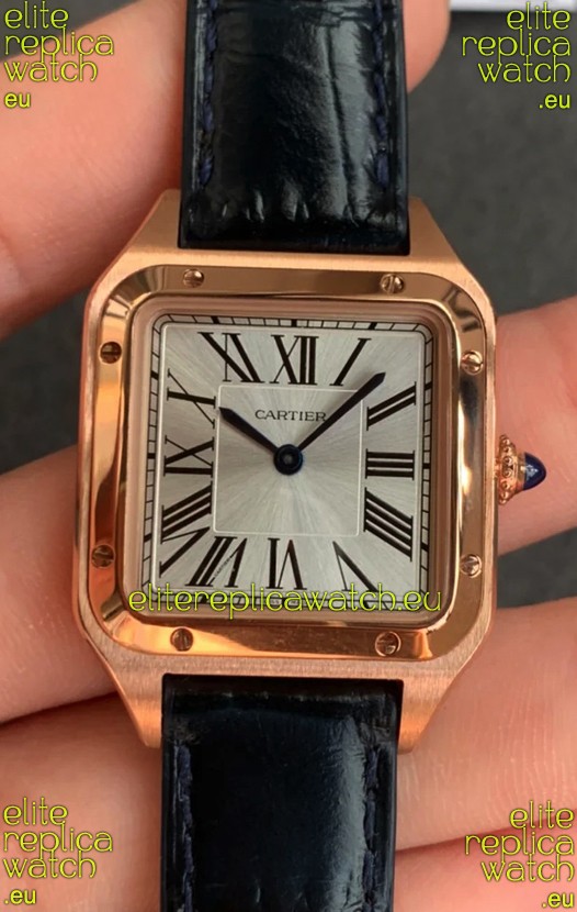 Cartier Santos Dumont 1:1 Mirror Swiss Replica Watch in Rose Gold ...