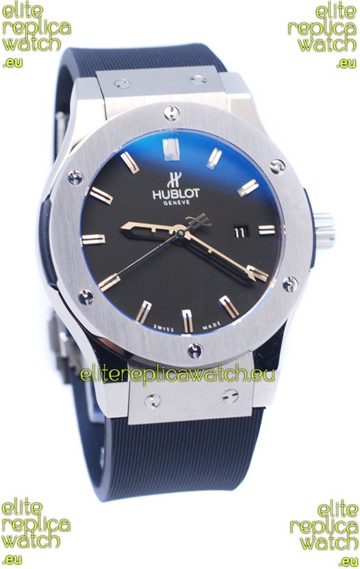 Hublot Classic Fusion Silver Watch in Steel Case